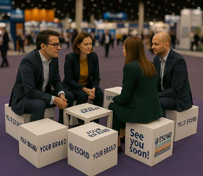 Branded Seating Cubes & Tables - Option 2 | E-Portal